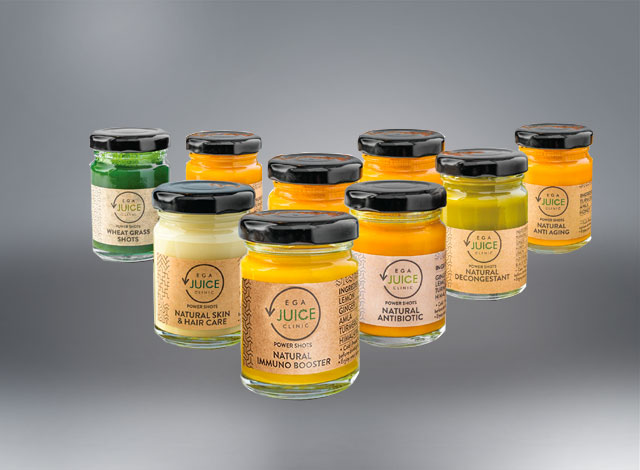 Power Shots with Turmeric Ginger Amla Honey Wheatgrass and more..