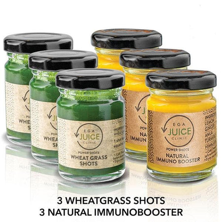 Power Shots with Turmeric Ginger Amla Honey Wheatgrass and more..